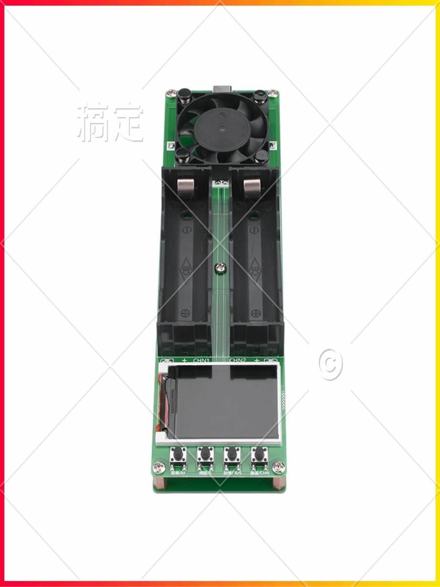 Двухканальный Тестер Внутреннего Сопротивления, Емкость Аккумулятора 18650, Печатная Плата Блока Питания Типа C, 1 Шт.