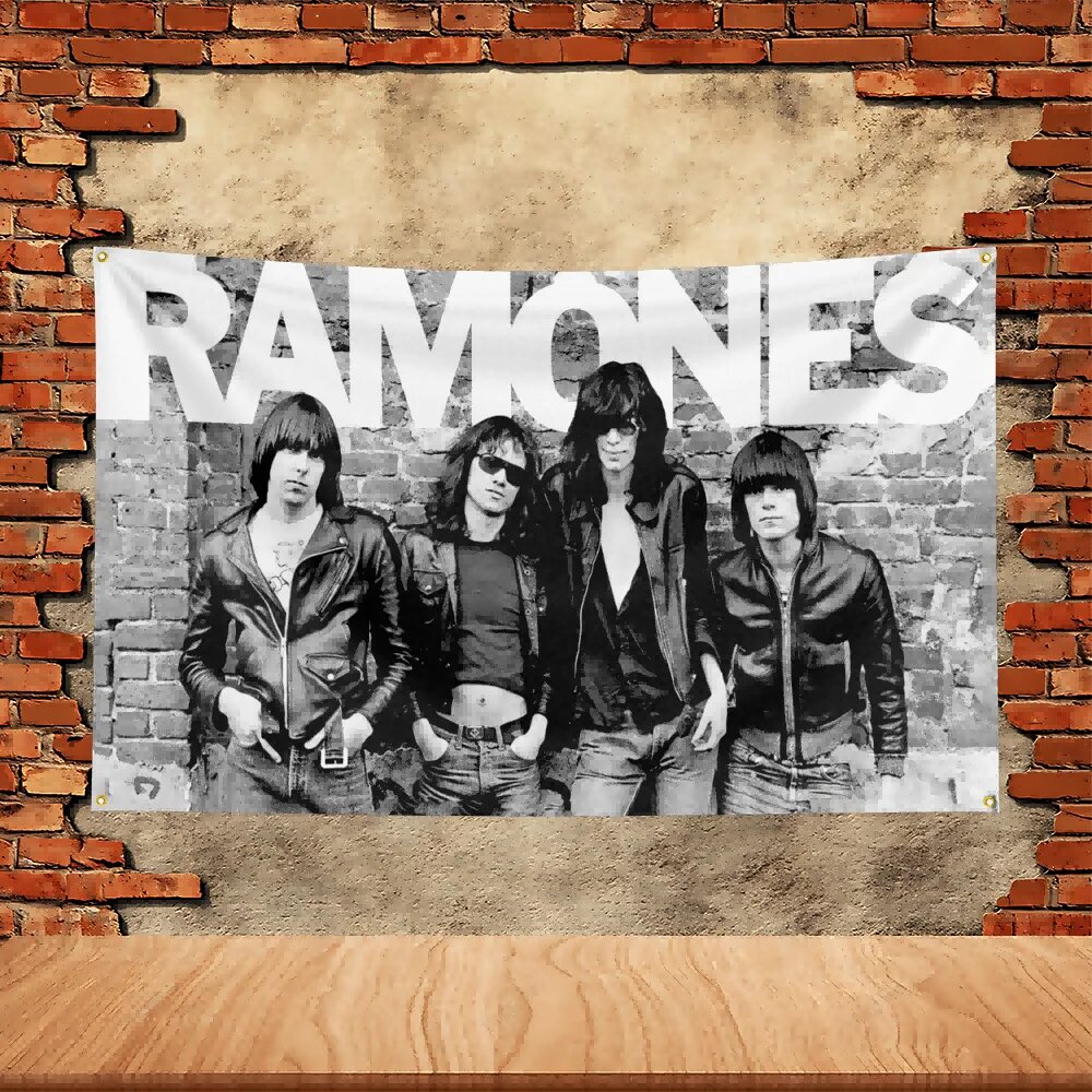 Флаг Ramones Band Полиэстер 90x150см 90 x 150cm, ZH12085
