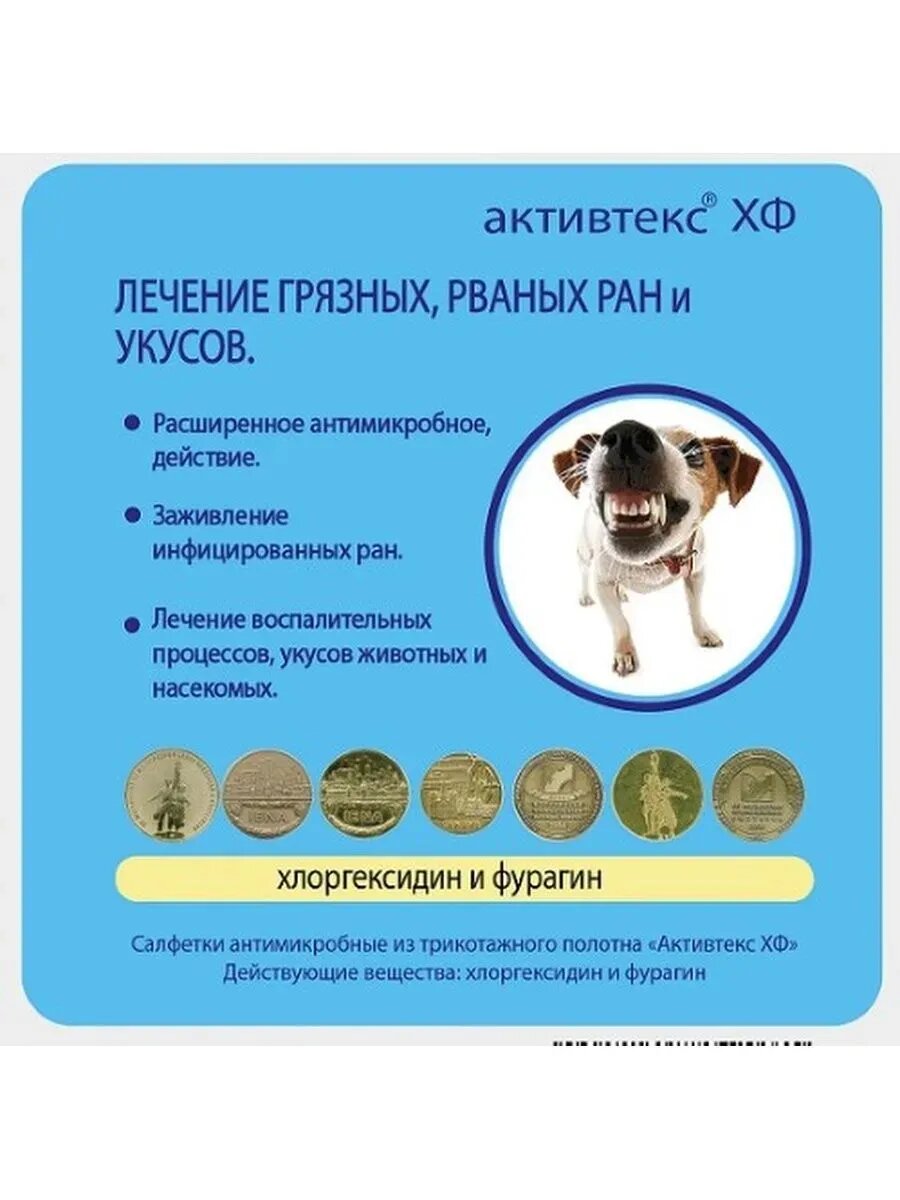 Хф салфетка антимикробная с хлоргексидином и фур 1 шт-5 уп