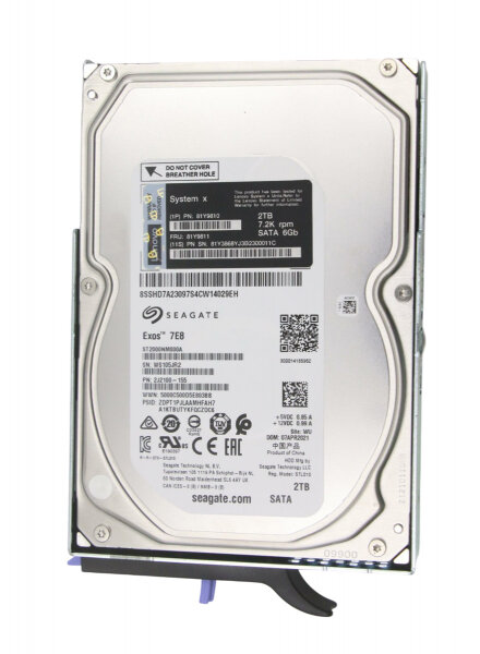 Жесткий диск Lenovo 2J2100-155 2Tb 7200 SATAIII 3.5" HDD