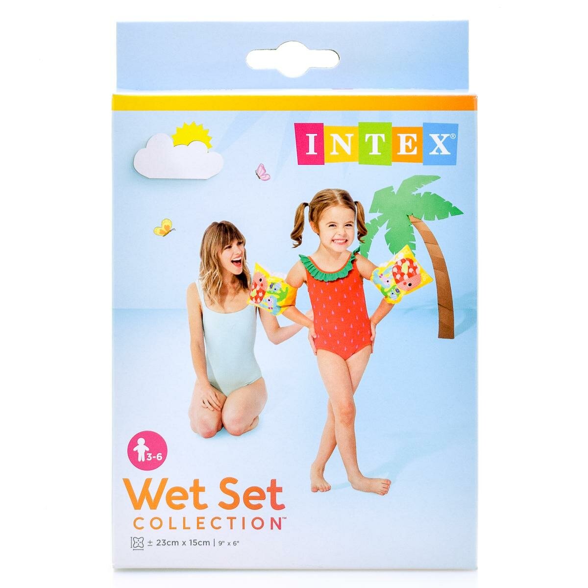 Нарукавники детские "Wet Set Collection", 23х15см, винил, 3-6 лет