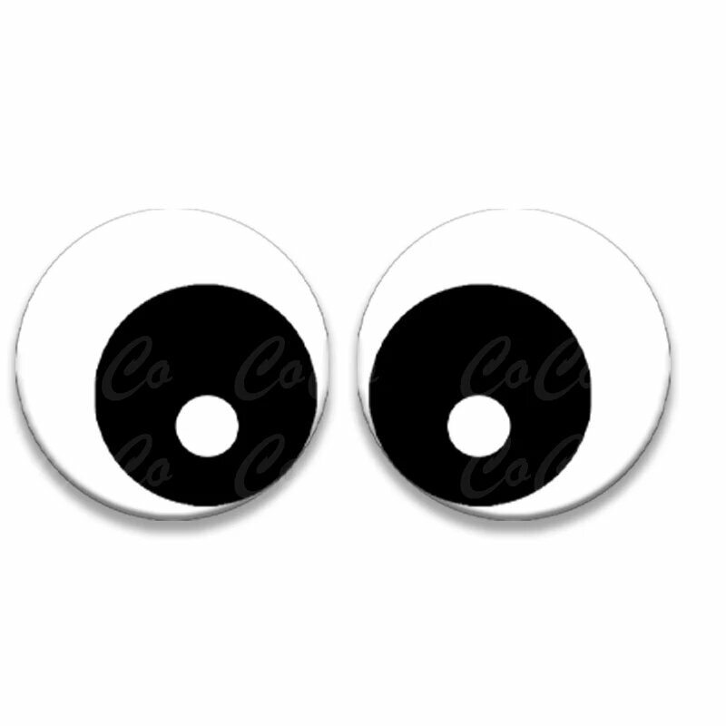 Кукольные глаза черные 14mm, R004-2