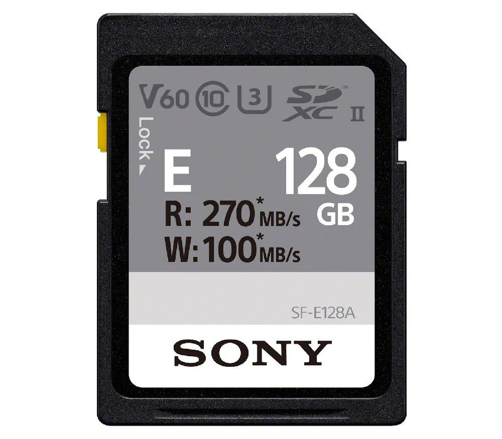 Карта памяти Sony SDXC 128GB UHS-II U3 V60 R270/W100MB/s (SF-E128A)