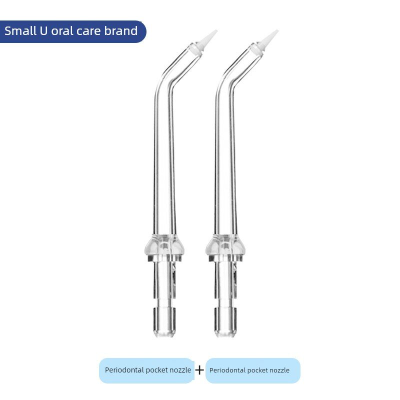 Сменная насадка для ирригатора Ulike: стандартная ортодонтическая насадка-скребок для языка, адаптер для чистки