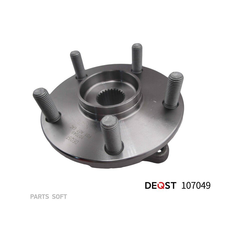 DEQST 107049 Ступица переднего колеса с подшипником, TOYOTA AVENSIS (T27) , TOYOTA COROLLA (E12) , TOYO DEQST 107049