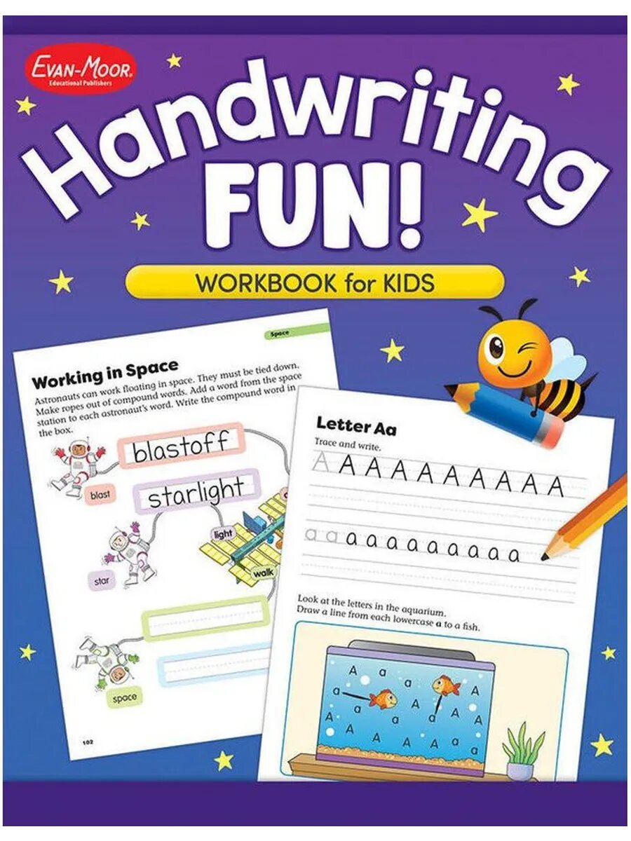 Handwriting Fun Activity Book тетрадь-пропись | учебные пособия