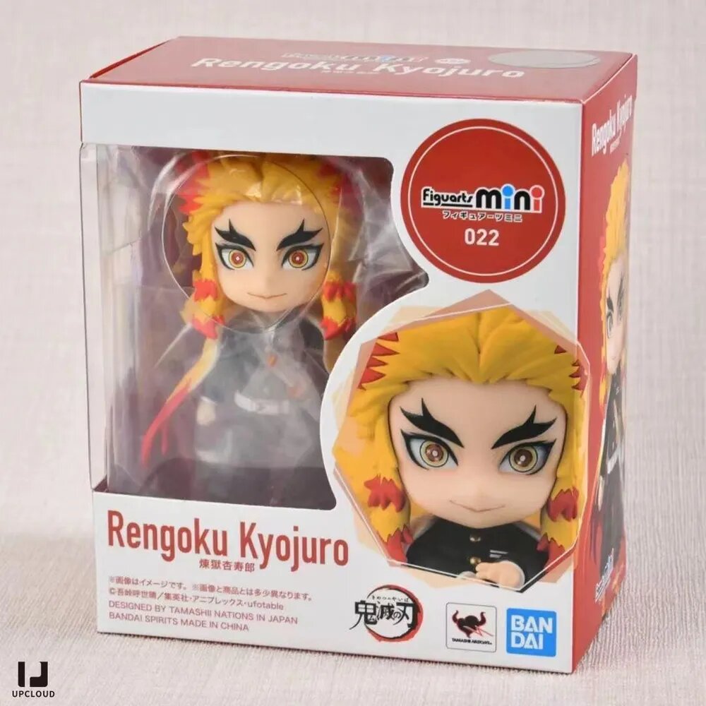 Клинок рассекающий демонов фигурка / BANDAI Figuarts mini, 10cm ренгоку кёджуро/UPCLOUD
