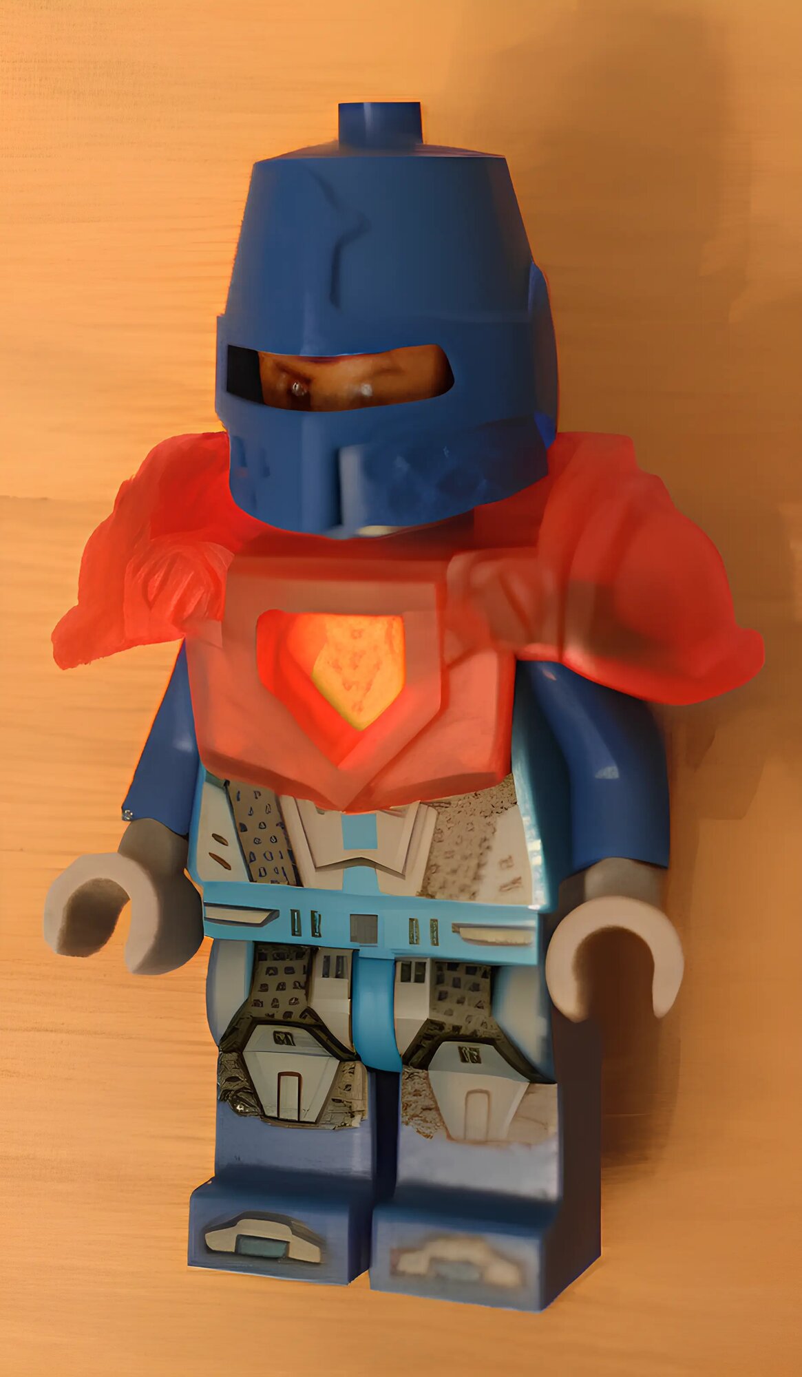 Минифигурка Lego Nexo Knights Royal Soldier / King's Guard - Blue Helmet with Eye Slit nex111 U