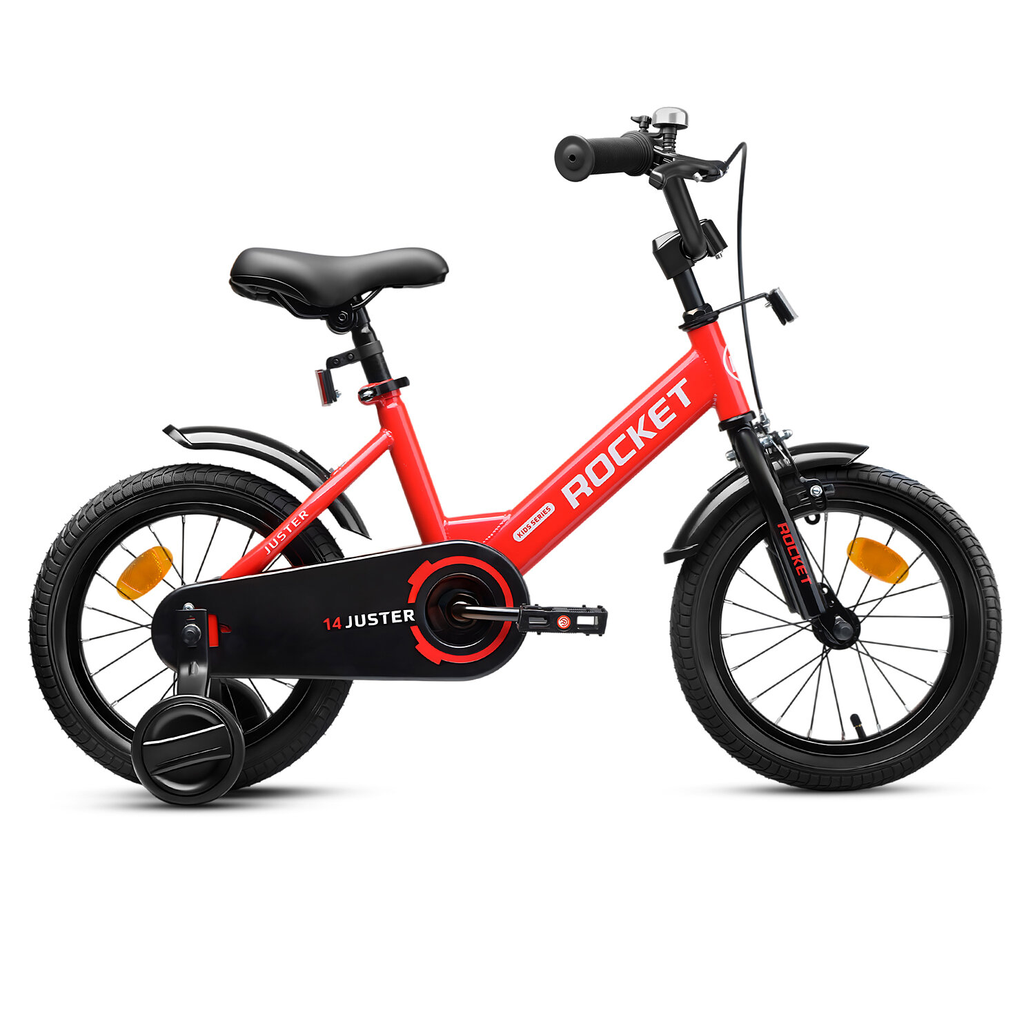 Велосипед 14" Rocket Juster, цвет красный, рост 105 - 120 см.