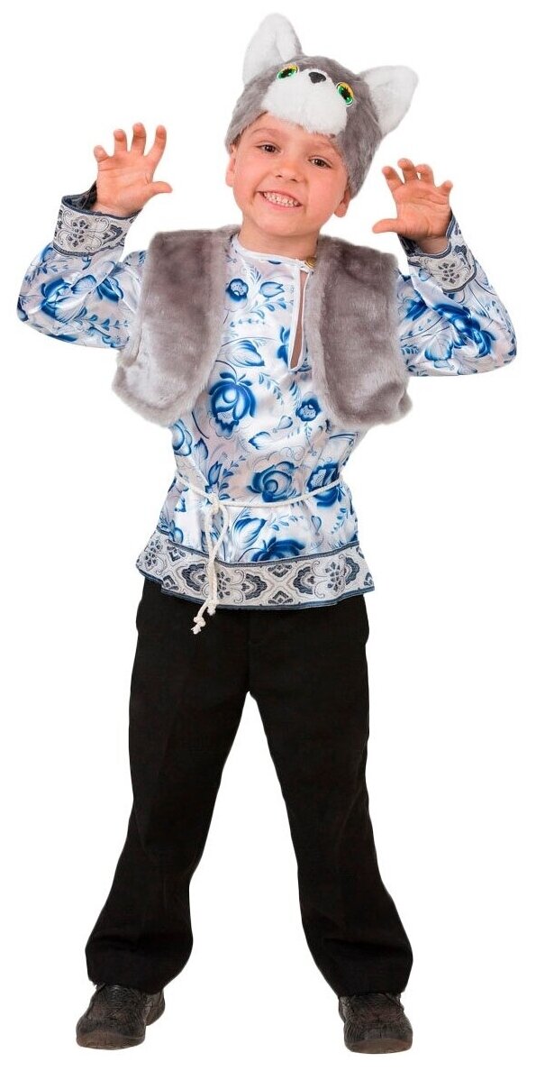 Костюм детский Котик Макарка (116-122), в русском народном стиле, бренд Батик