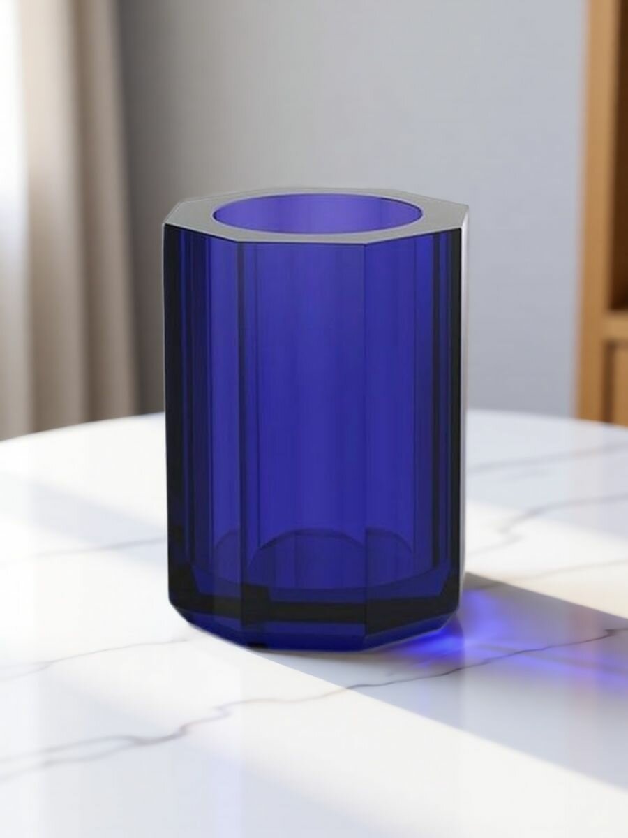 Стакан настольный DECOR WALTHER KRISTALL, 10х7х7 см, цвет цвет Capri