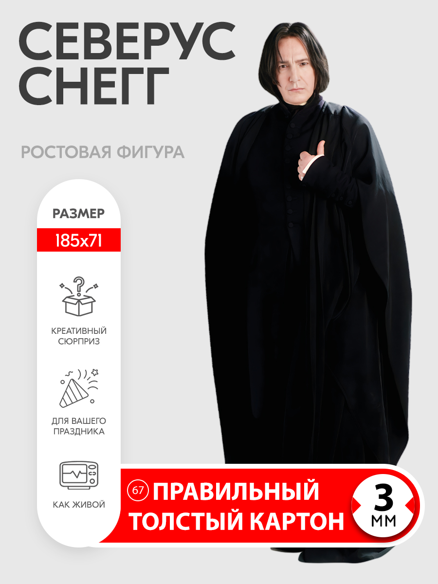 Аксессуар для фотосессий, Северус Снегг (Гарри Поттер) ростовая фигура