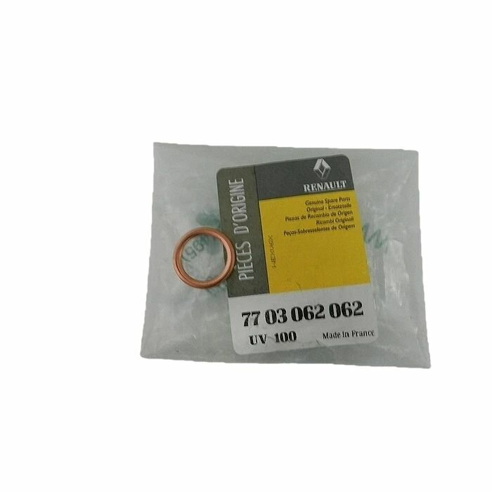 Прокладка сливной пробки RENAULT 7703062062 медь Renault