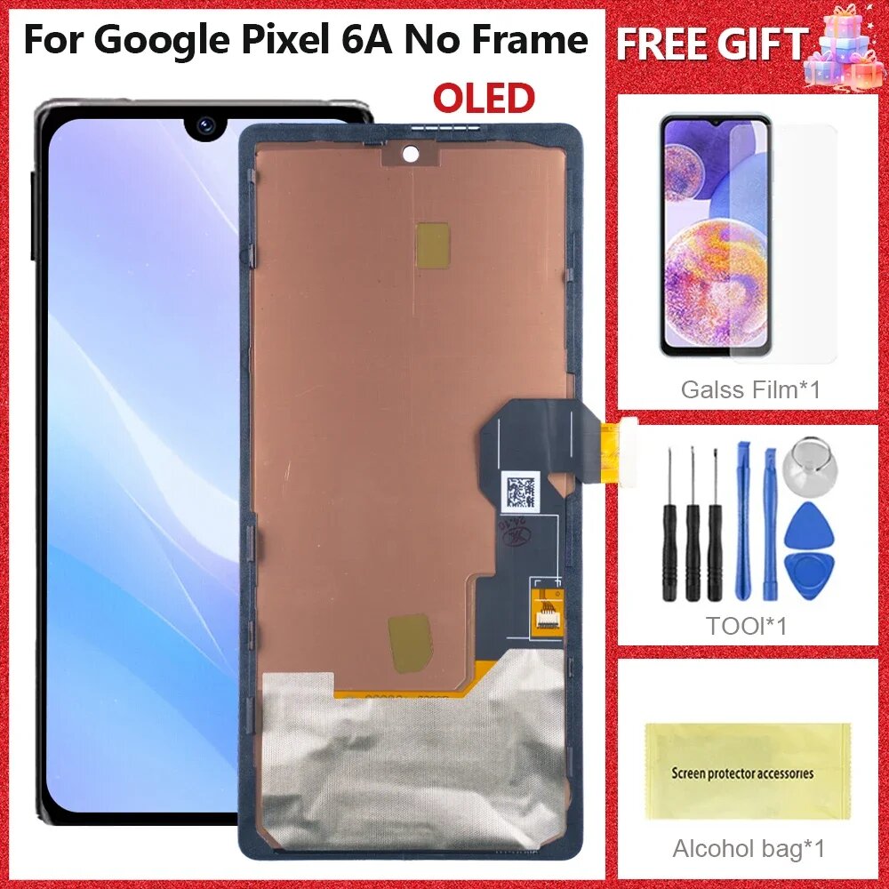OLED дисплей для Google Pixel 6A No Frame