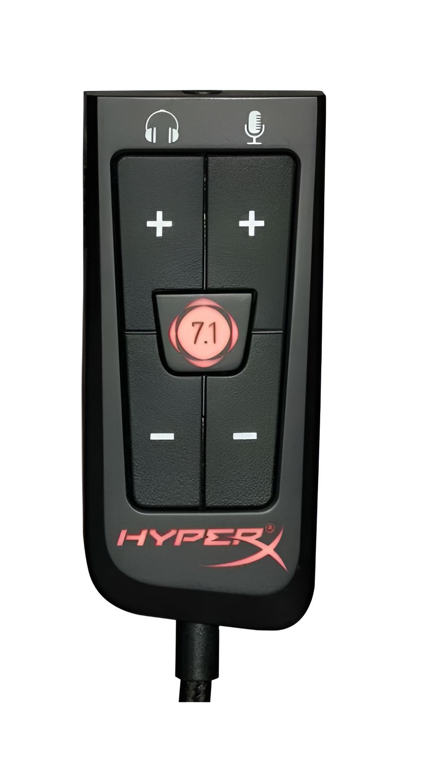 Звуковая карта HyperX 7.1 Surround Sound Card, поддержка формата 7.1