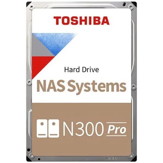 Жесткий диск Toshiba 3.5" NAS PRO N300 10ТБ, SATA III, 512 Mb, 7200 rpm HDWG71AXZSTB