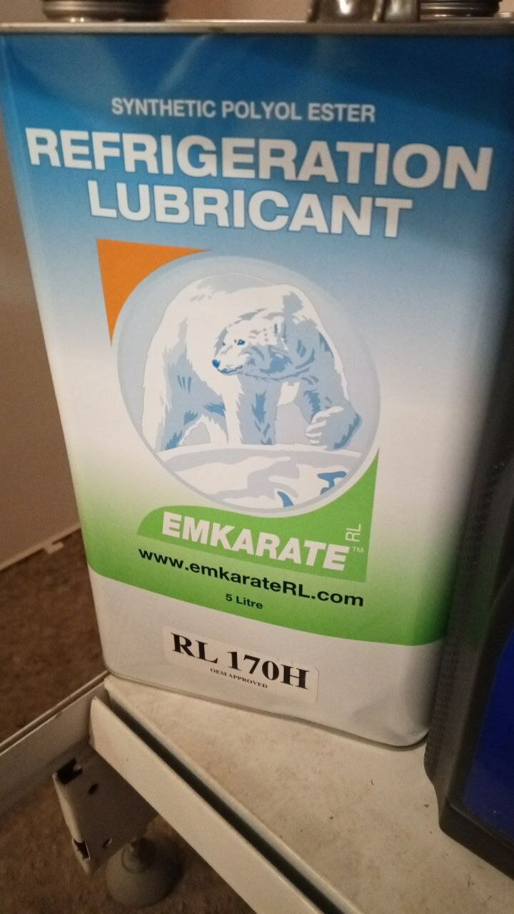 Масло Emkarate RL170H «170» — класс вязкости по стандарту ISO (ISO VG 170).