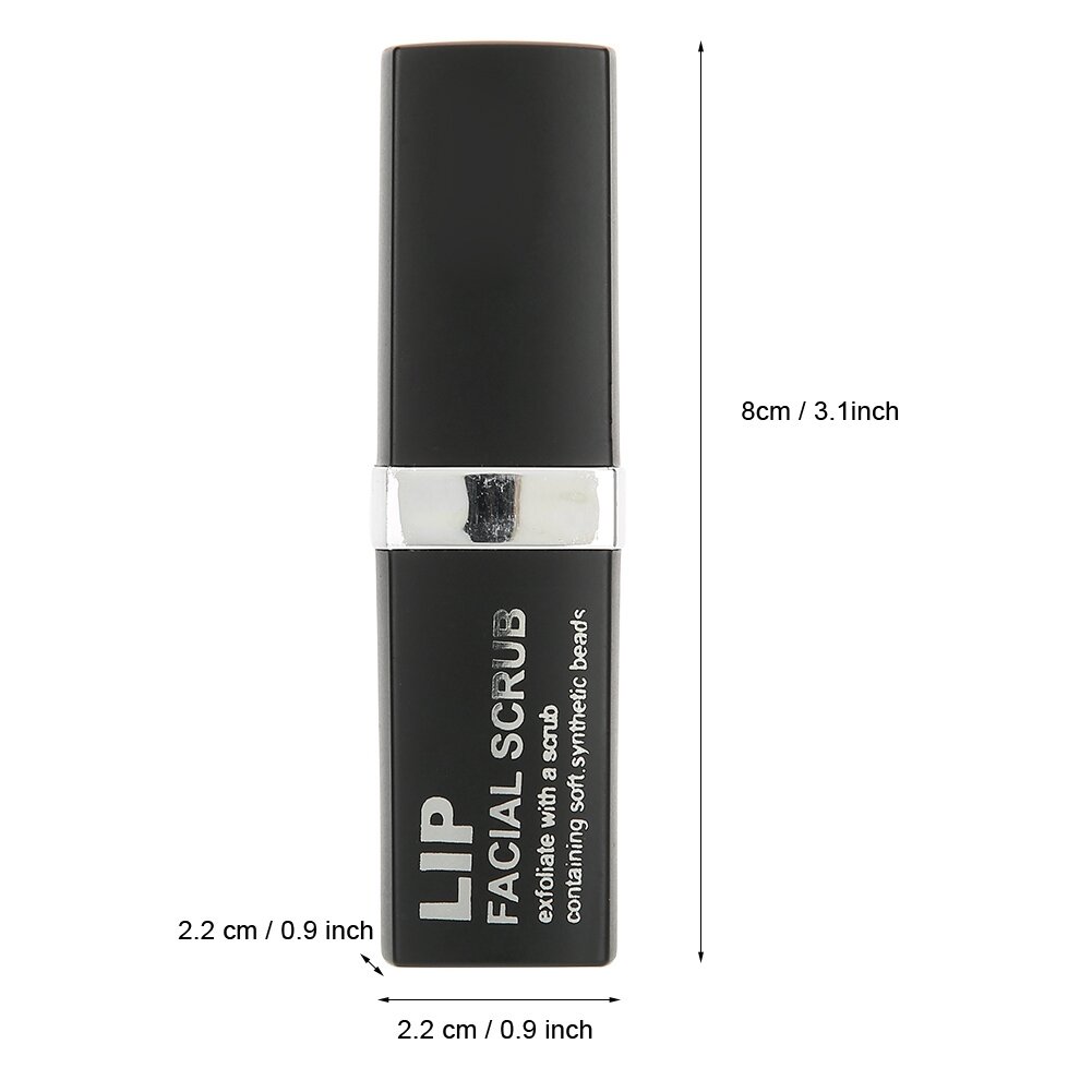 Lip Exfoliator Lip Scrub Lip Film 1pc 3.5g Package Size 2.2x2.2x8cm Weight 21g