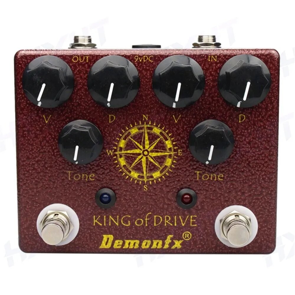 Demonfx King of Tone Аналоговая Овердрайв Гитарная Педаль Эффектов