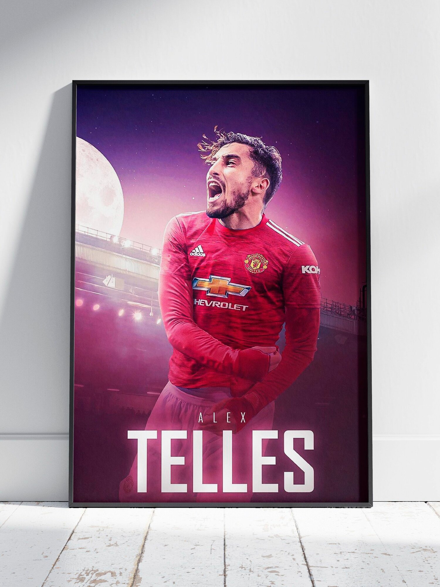 Плакат на стену для интерьера Аль Наср (Алекс Теллес - Alex Telles 2) - Постер по спорту и физической активности формата A4 (21x30 см)