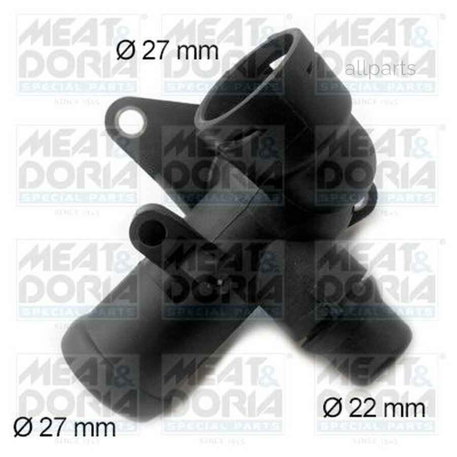 MEATDORIA 93207 Фланец системы охлаждения Audi A4 (8E2 B6) 1.8 T