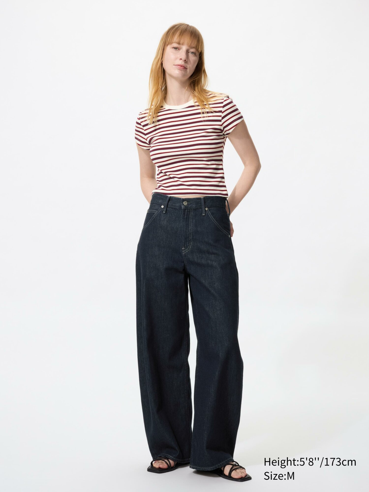 Футболка Uniqlo, размер XS, red — фото 1
