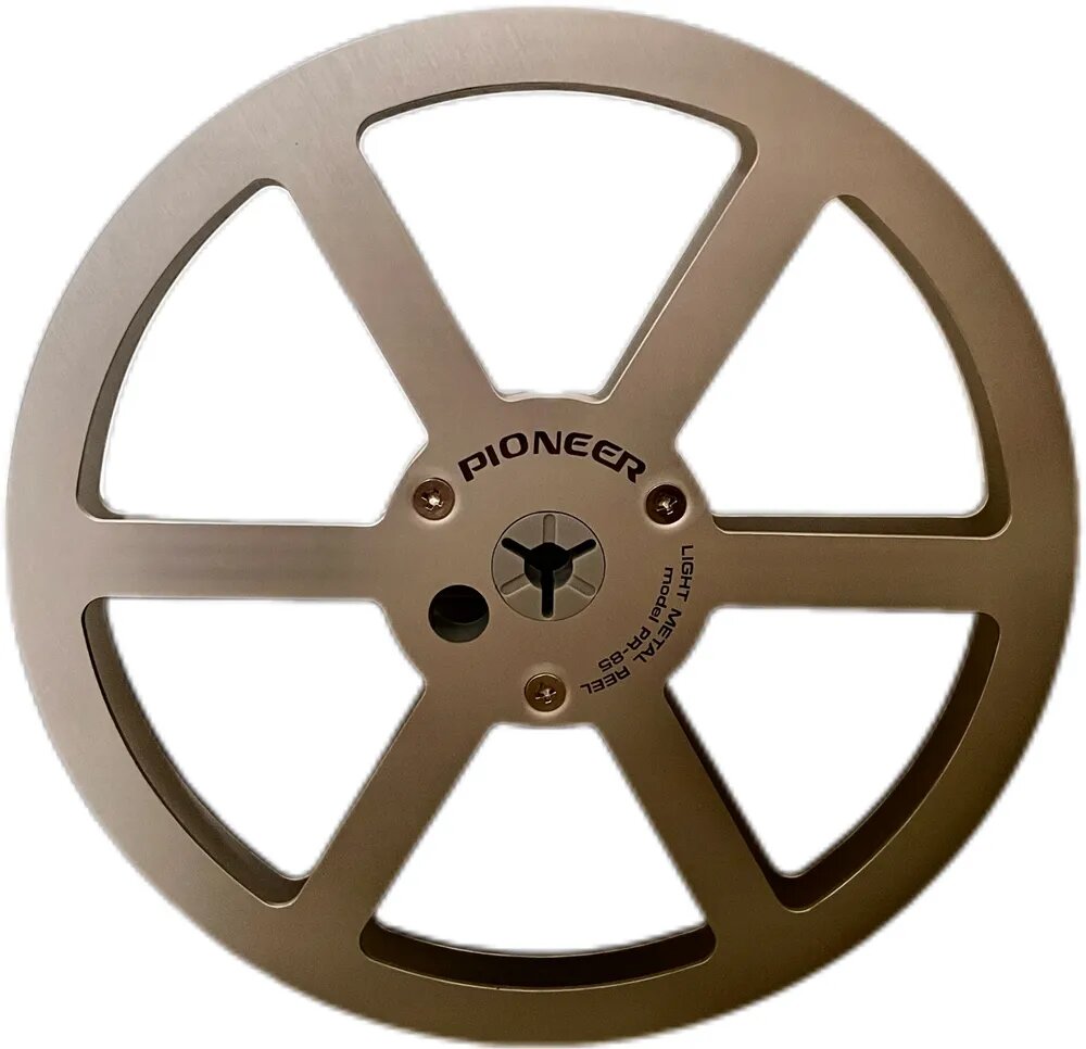 Одна стандартная 7-дюймовая алюминиевая катушка для катушечных магнитофонов PIONEERR