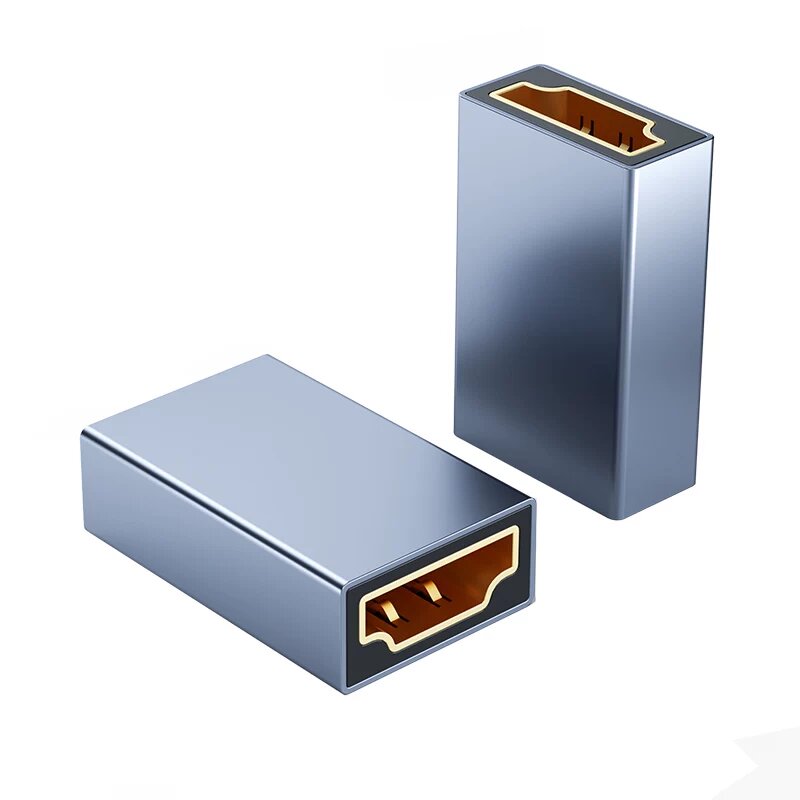 Удлинитель HDMI (гнездо-гнездо) для подключения телевизора и компьютера, высококачественное соединение, двойной