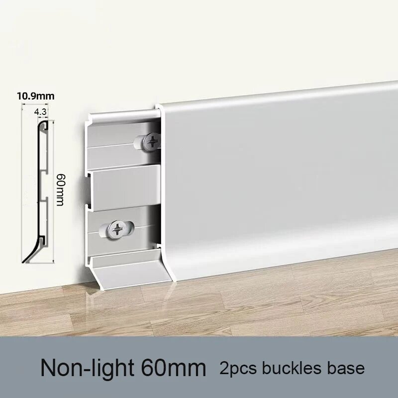 Ультратонкий плинтус из алюминиевого профиля поверхностного монтажа скрытый плинтус угловая отделка пола стены канальная линейная планка