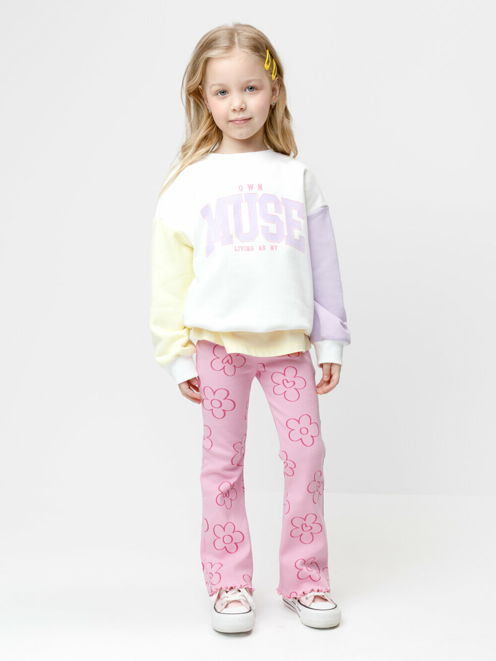 Брюки широкие штаны для ребенка, хлопок