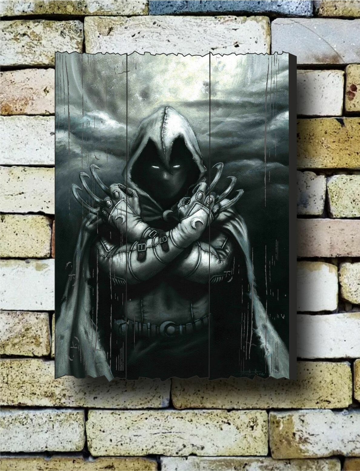 Картина на досках "Лунный рыцарь 2. Moon Knight "