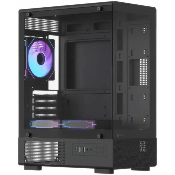 Корпус Formula Crystal Z1CM Plus AR v2 черный без БП mATX 2x120mm 1xUSB2.0 1xUSB3.0 audio bott PSU CRYSTAL Z1CM PLUS BLACK AR V2