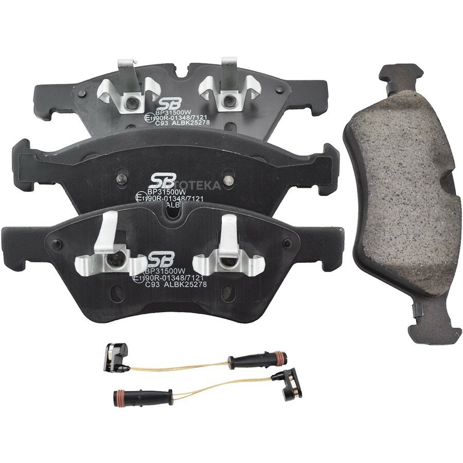 Колодки тормозные SB NAGAMOCHI BP31500W [Fr] MERCEDES-BENZ M-Klasse W164 3.0/3.5L 05-, 5.0L 05-11, 4.0L 06-, R-Klasse W251 3.0/3.5L 07-, 5.0/6.2L 06-, 3.0L 09-, GL-Klasse X164 3.0/4.0/4.7.