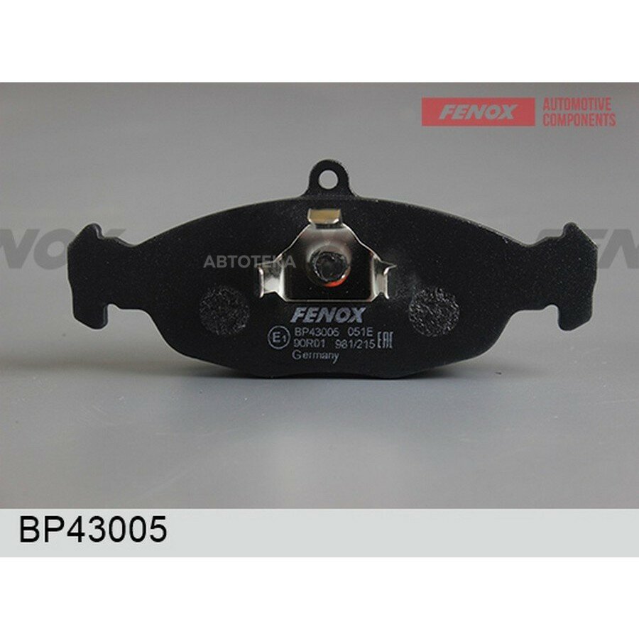 Колодки тормозные OPEL ASTRA F/DAEWOO NEXIA/CHEVROLET LANOS 1.4/1.5 97> передние FENOX BP43005