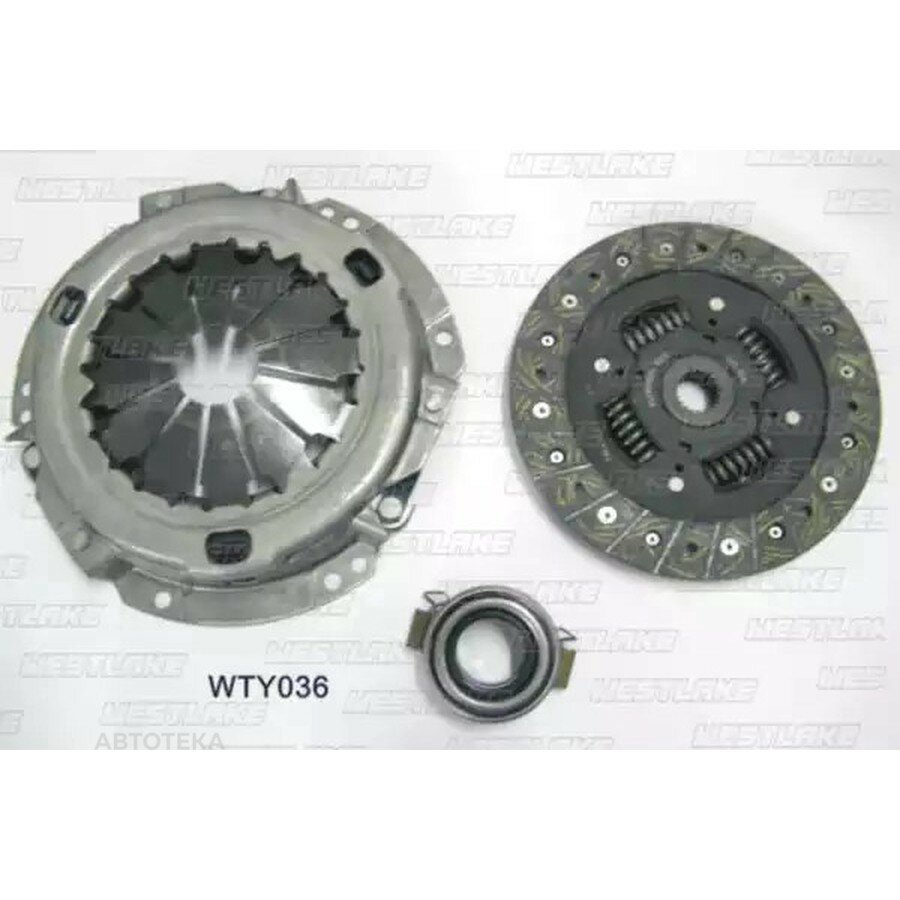 Комплект сцепления WESTLAKE WTY036 TO 3ZZFE - Corolla (_E12#) 02-06, 1.3 - Yaris (NCP/SCP) JPP;