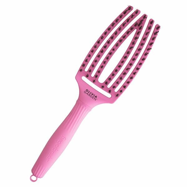 OLIVIA GARDEN Щетка Fingerbrush Boar&Nylon_2024 Bubble Pink ID1844