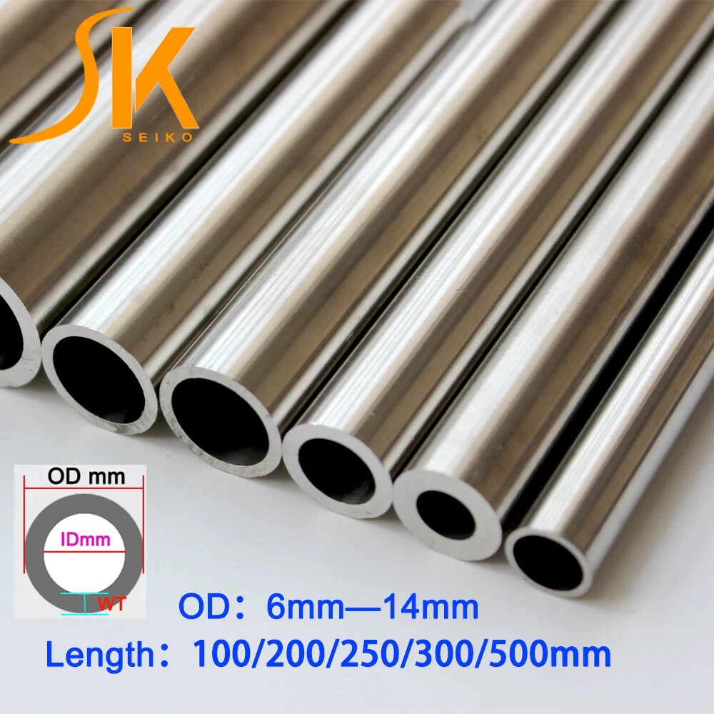 Капиллярная трубка нержавеющая сталь 304, OD14mm x ID8mm, 500mm