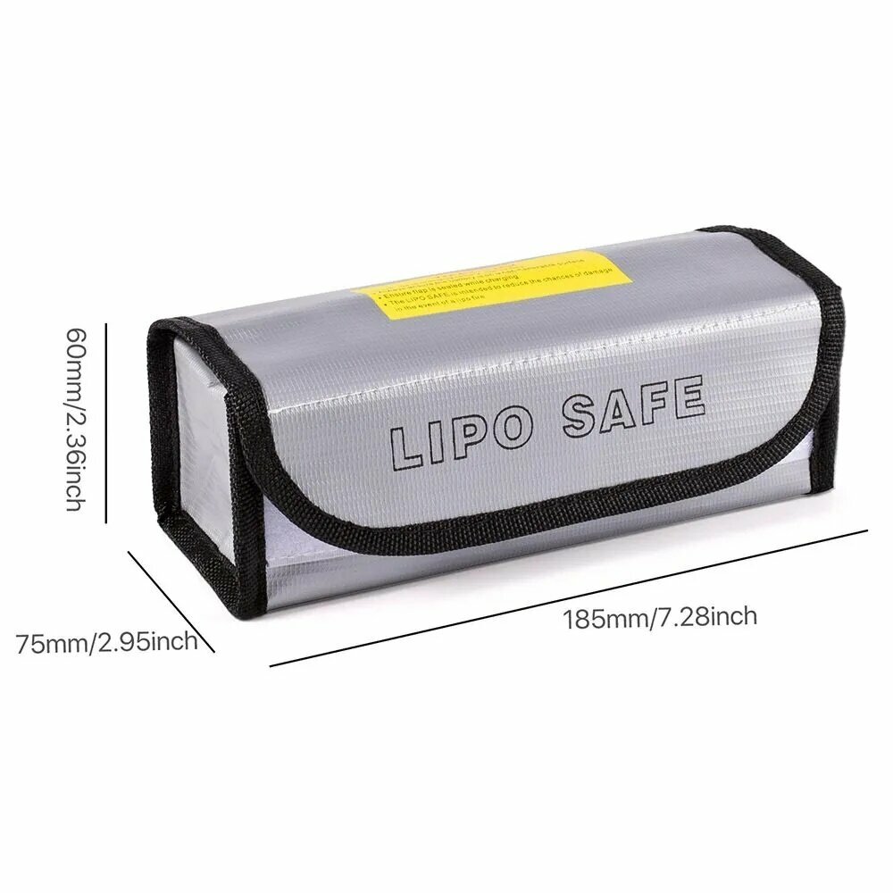 Защитный огнеупорный чехол для LiPo аккумуляторов - взрывобезопасный портативный контейнер RC техники