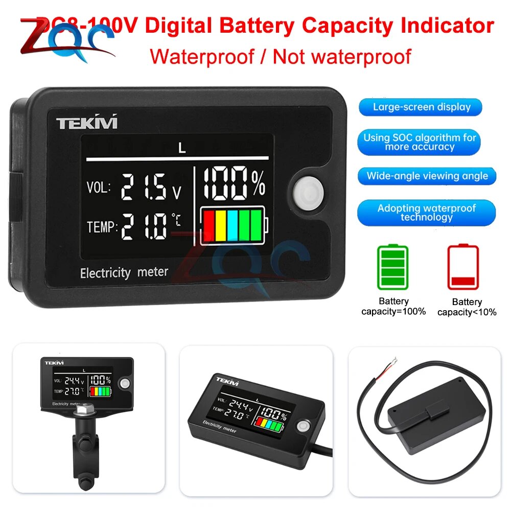 Gaqqee Battery Capacity Indicator waterproof — фото 1
