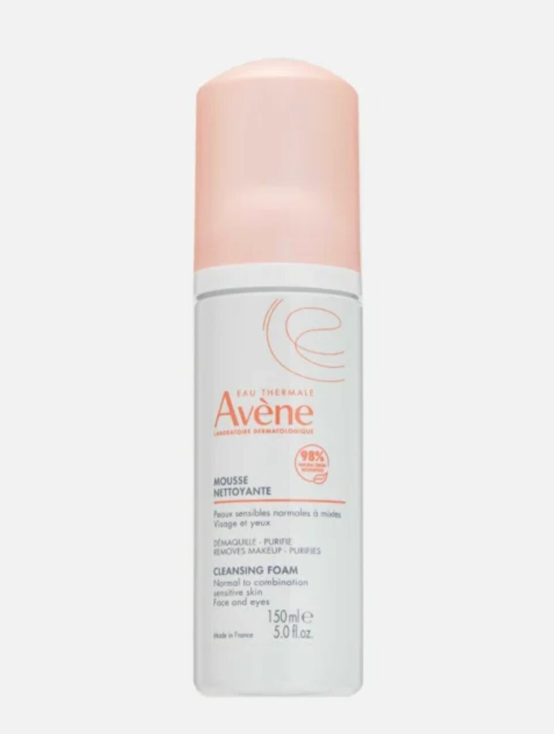 Очищающая пенка для снятия макияжа EAU THERMALE AVENE mousse nettoyante