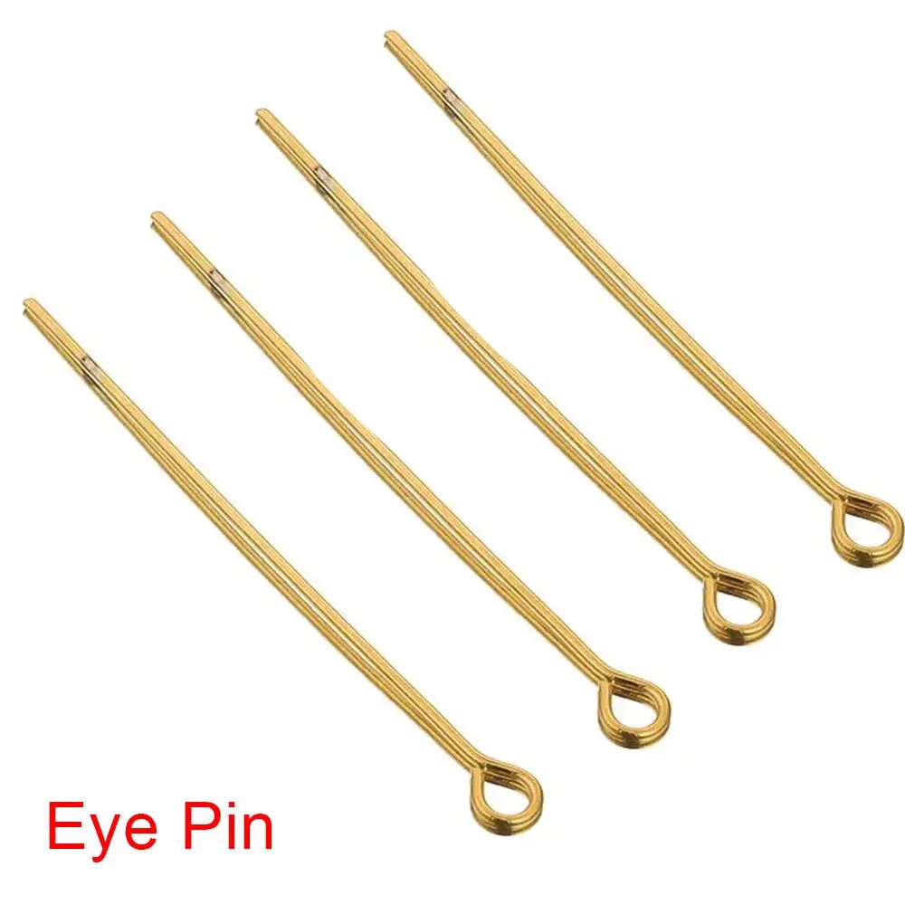 Иглы Alisaya из нержавеющей стали 20 шт. 0.7X70MM, Eye Pin