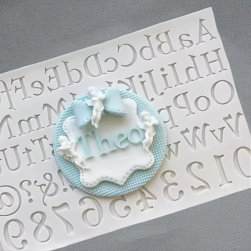 Формы для мастики с буквами, модель alphabet120
