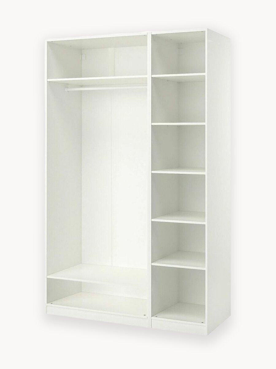 Гардеробная система хранения без дверей пакс (PAX IKEA) 150х58х236 см, комбинация 3