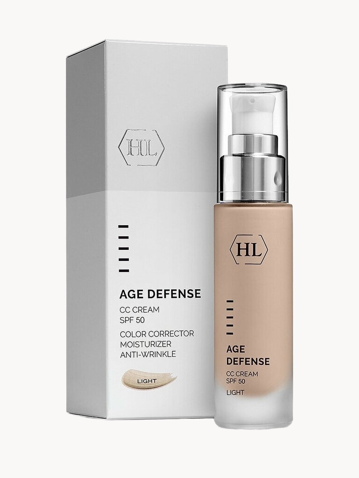 Holy Land Крем корректирующий AGE DEFENSE CC Cream SPF50 Light