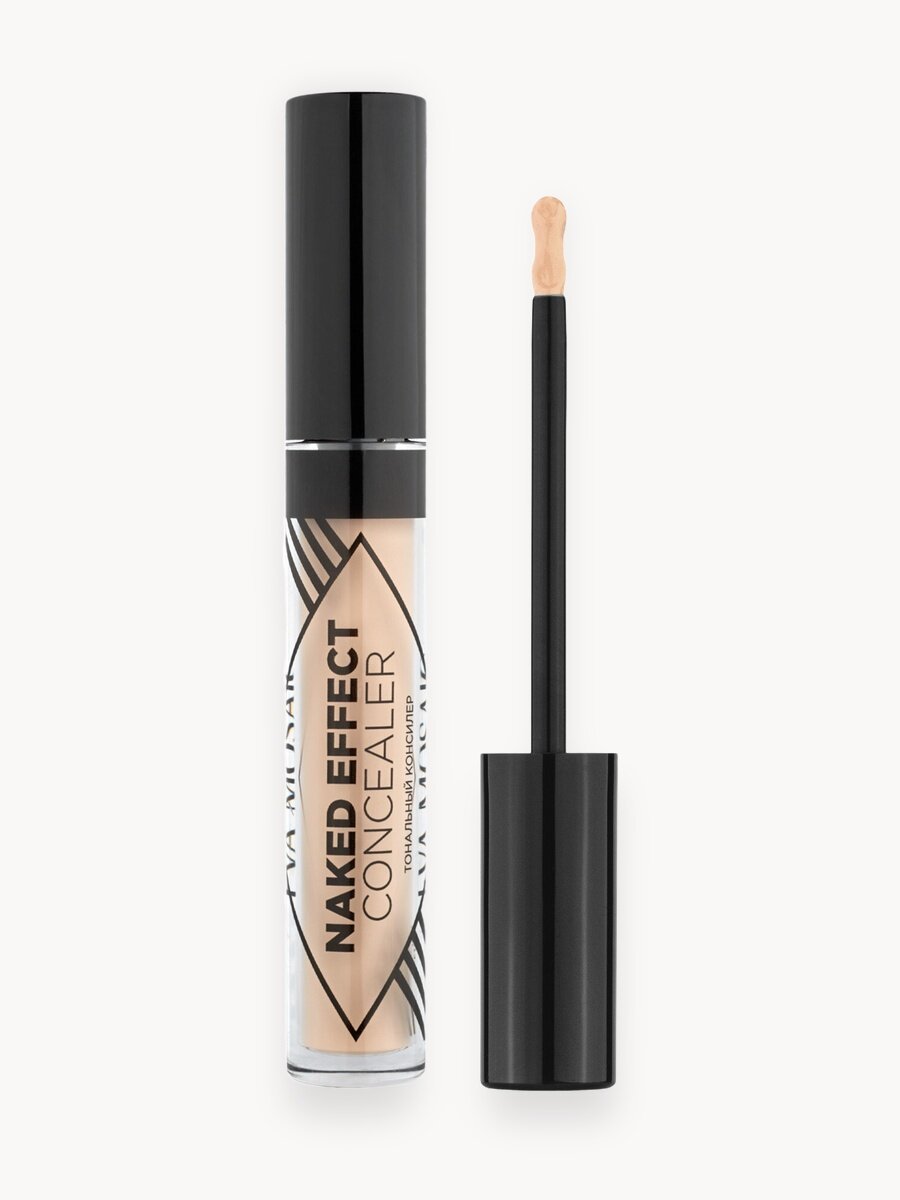 Eva mosaic Тональный консилер для лица Naked Effect Concealer 3,8 мл, 01 Cлоновая кость