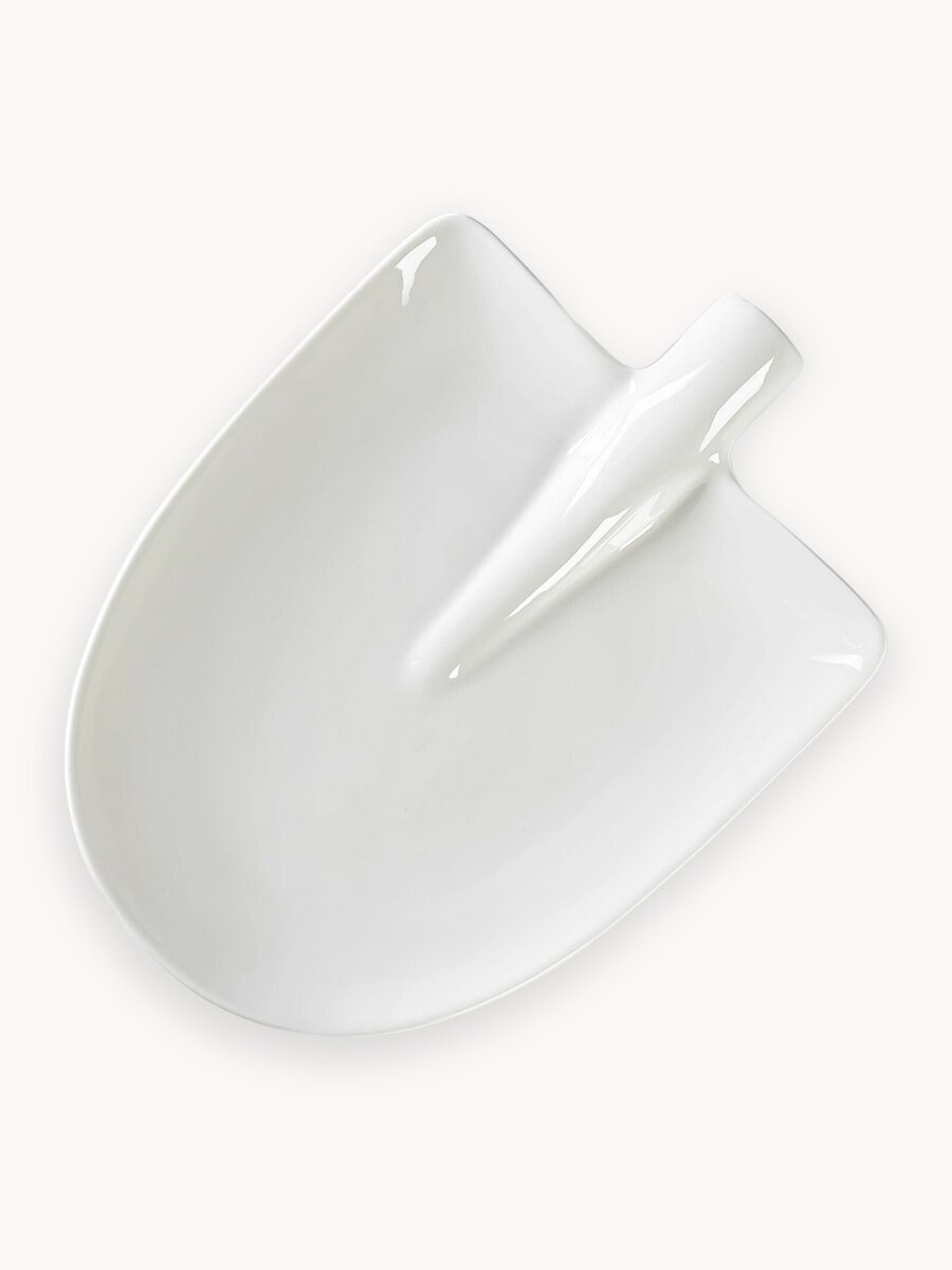 Тарелка сервировочная для подачи Magistro «Лопата» 24х18 см, цвет белый