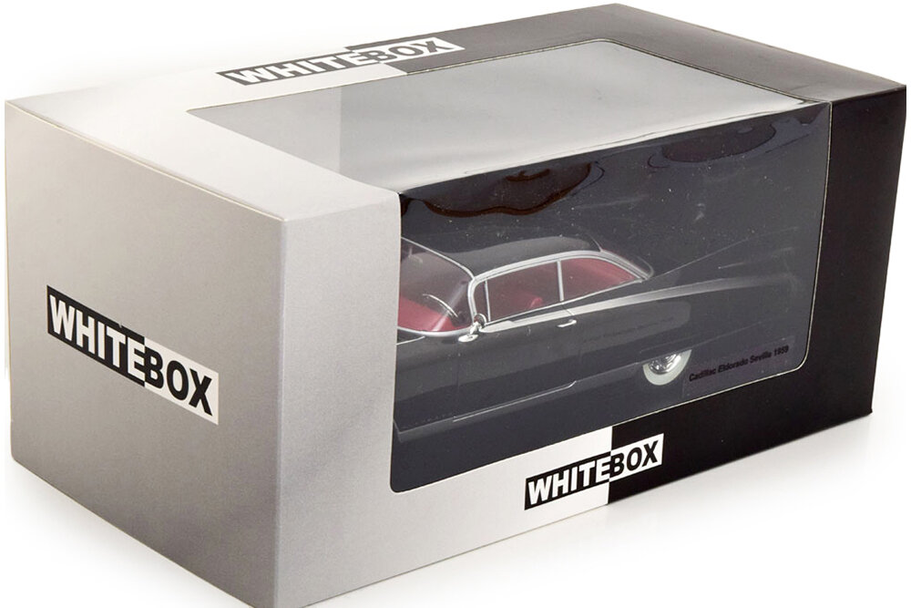 Модель коллекционная WHITEBOX Cadillac eldorado 1959 black — фото 1