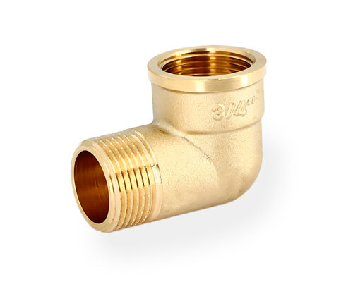 Колено резьбовое ВН 3/4" x 3/4" латунь UNI-FITT OPTIMAL