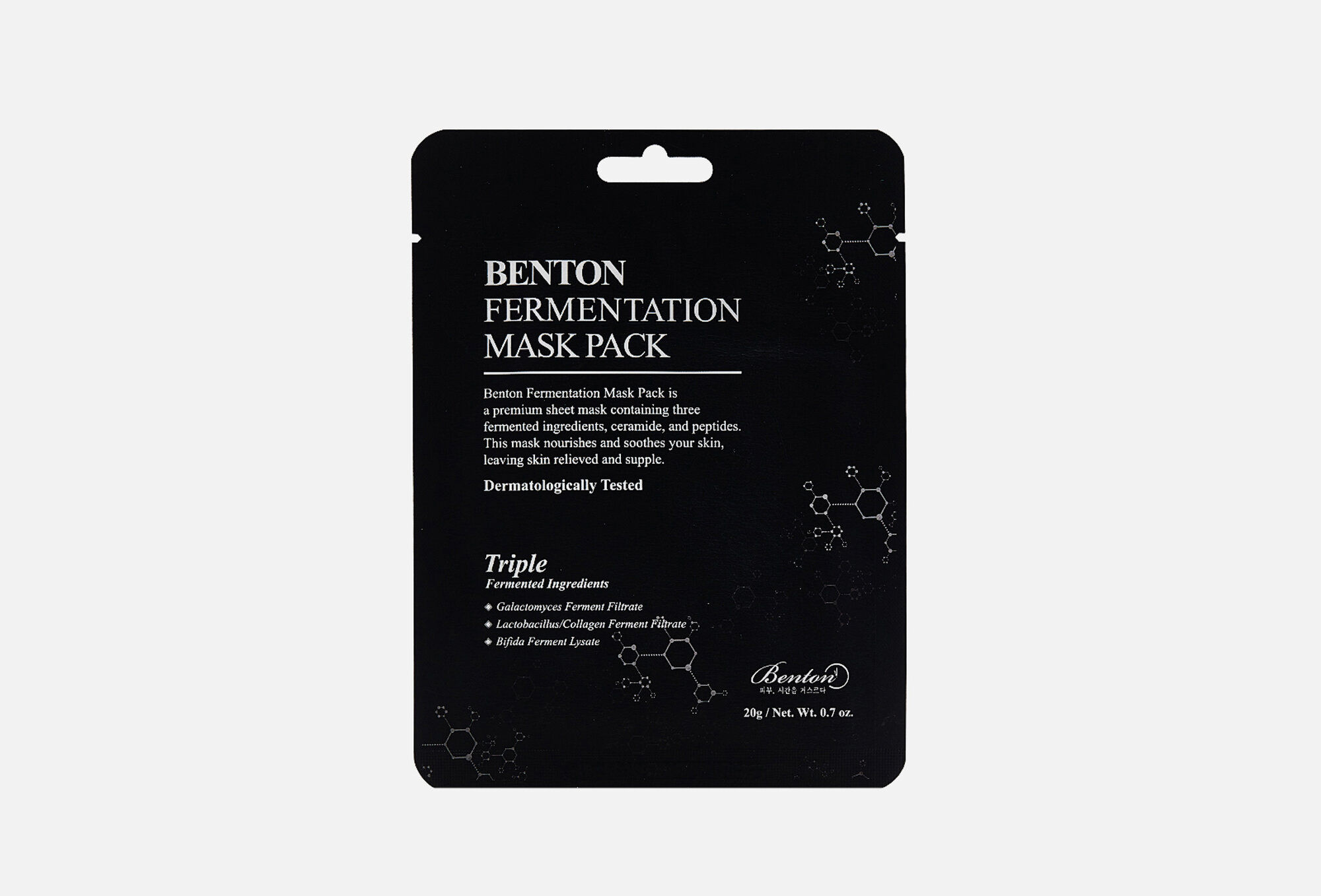 Тканевая маска для лица с ферментами BENTON Fermentation Mask Pack
