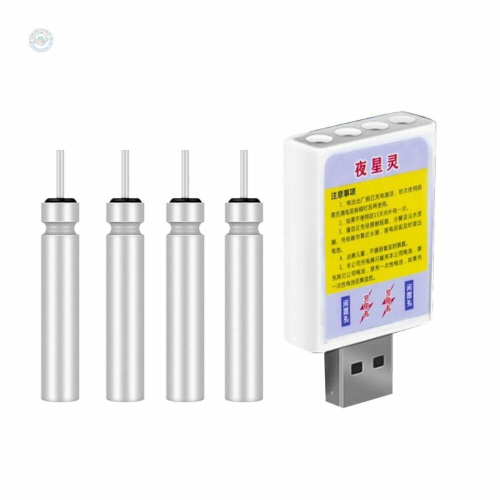 Перезаряжаемый поплавковый аккумулятор CR425 с USB-зарядкой, углеродное ядро, 3 В, компактный и долговечный